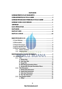 STUDI PERANCANGAN FILM DOKUMENTER (TEKNIK PENYUNTINGAN GAMBAR DALAM FILM DOKUMENTER DIBALIK ...